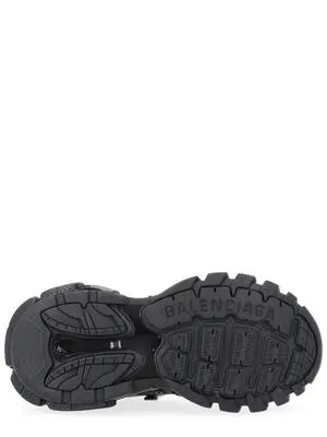 Balenciaga Track Trail Lace Up Sneakers - Black