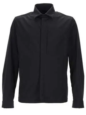 Herno Overshirt In Misto Lana - Black