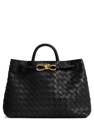 Bottega Veneta Let's Go Medium Bag - Black