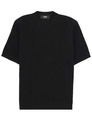 Fendi Ff Cotton T-shirt - Black