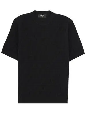 Fendi Ff Cotton T-shirt - Black