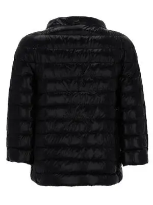 Herno Cropped Padded Down Jacket - Black
