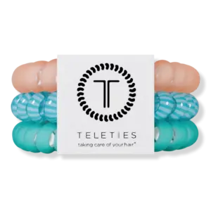 TELETIES Large Hair Ties - Splash Zone