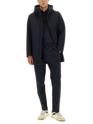 Herno Long Parka In Three Layers Scuba