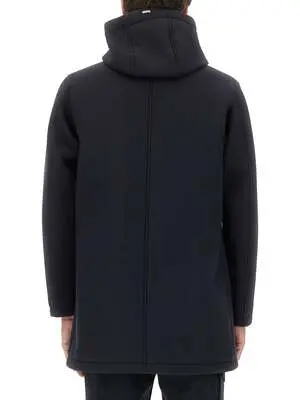 Herno Long Parka In Three Layers Scuba