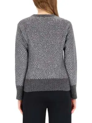 Herno Metallic Effect Sequin Jersey