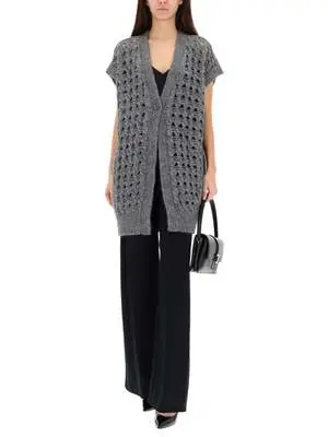 Herno Vest With Perforated Workmanship