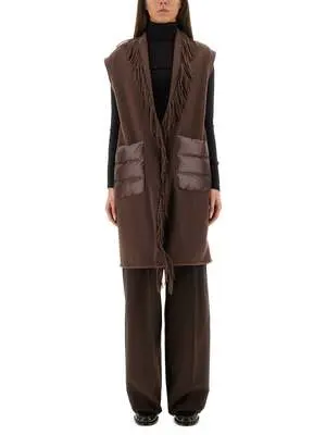Herno Resort Sleeve Made Of Warmy And Ultralight Nylon - Brown