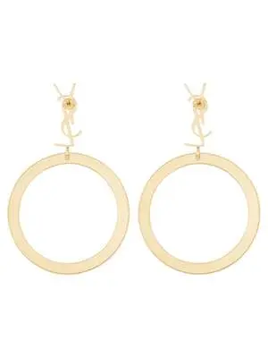 Saint Laurent Orecchini Cassandre Con Pendente