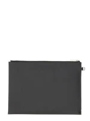Saint Laurent Porta Tablet Con Zip - Black