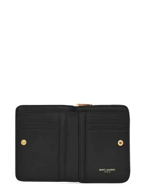 Saint Laurent Cassandre Matelassé Leather Wallet
