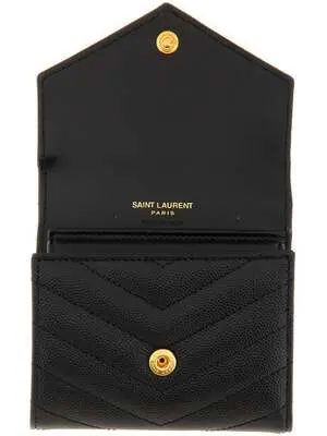 Saint Laurent Portafoglio Cassandre Matelassé Multi-fold