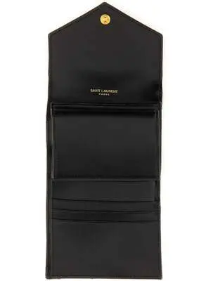 Saint Laurent Portafoglio Cassandre Matelassé Multi-fold