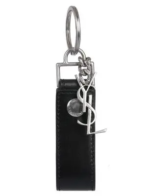 Saint Laurent Portachiavi Monogram - Black