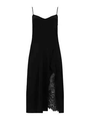 Acne Studios Satin Midi Dress - Black