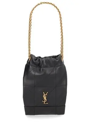 Saint Laurent SAINT LAURENT Cassandre Logo Bag Black