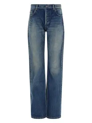 Saint Laurent Straight Fit Jeans - Blue