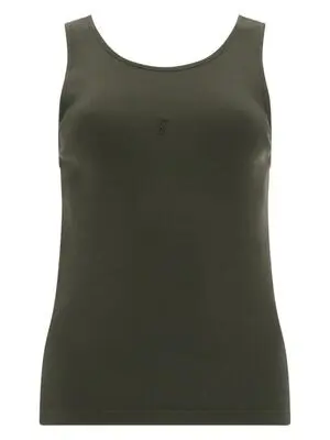 Saint Laurent Cassandre Tank - Green