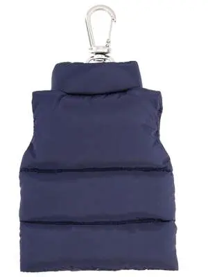 Moncler Keychain In The Shape Of A Vest - Blue