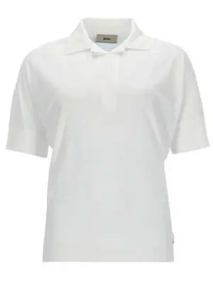 Herno HERNO Cotton Blend Polo Shirt White