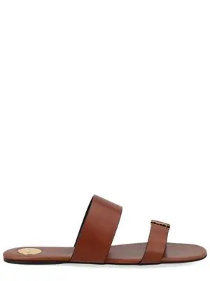 SAINT LAURENT SAINT LAURENT Babylone Leather Sandals
