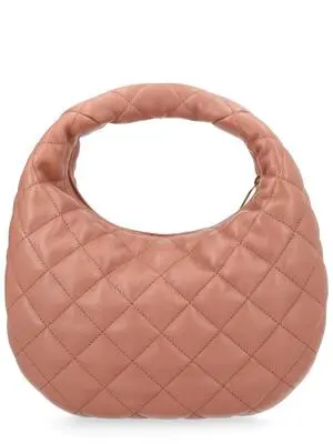 Saint Laurent Quilted Lambskin Handheld Bag - Pink