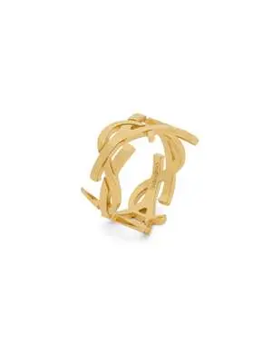 Saint Laurent Anello Cassandre - Gold