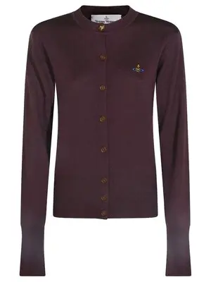 VIVIENNE WESTWOOD Wool Cardigan Bea - Brown