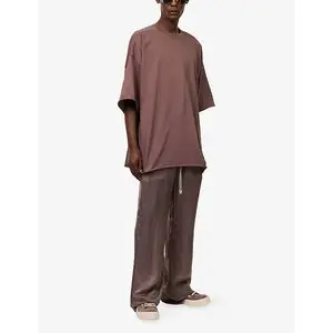 Rick Owens Dietrich Drawstring Satin Trousers