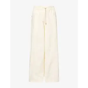 Bottega Veneta Compact Drawstring Toile Cotton Trousers