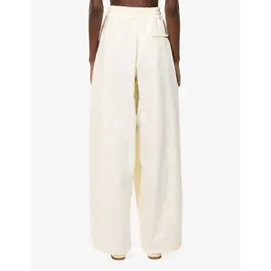 Bottega Veneta Compact Drawstring Toile Cotton Trousers