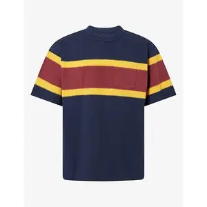 Sacai Chusen-dyed Crew-neck Cotton T-shirt