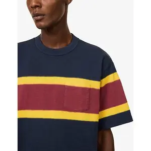 Sacai Chusen-dyed Crew-neck Cotton T-shirt