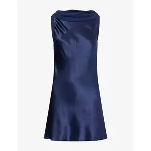 REFORMATION Jonelle Low-back Silk Mini Dress