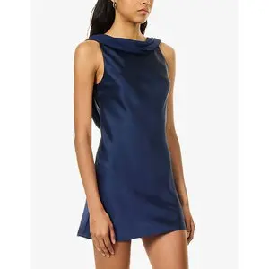 REFORMATION Jonelle Low-back Silk Mini Dress