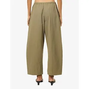 Dissh Scout Barrel-leg Cotton Trousers