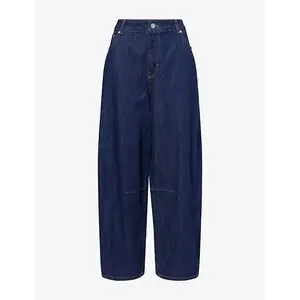 Simkhai Etienne Barrel-leg Denim Jeans