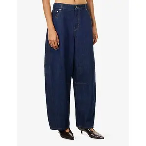 Simkhai Etienne Barrel-leg Denim Jeans