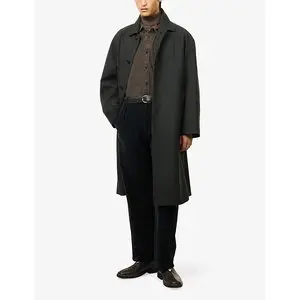 THE ROW Perlin Longline Cashmere And Wool-blend Coat