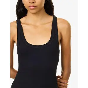 Dissh Phoebe Scoop-neck Cotton-blend Tank Top