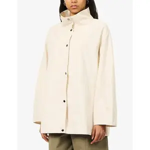 Dissh Maris Funnel-neck Cotton-blend Jacket