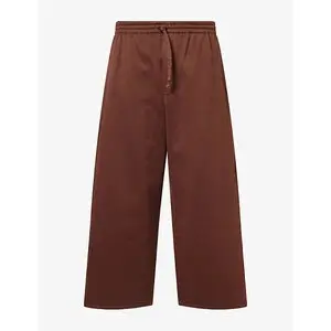 Loewe Ibiza Drawstring-waist Cotton Trousers