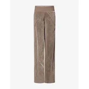 Rick Owens Bias Wide-leg Velvet Trousers