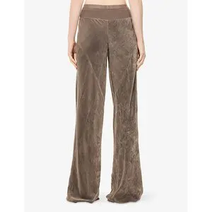 Rick Owens Bias Wide-leg Velvet Trousers