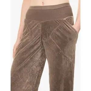 Rick Owens Bias Wide-leg Velvet Trousers