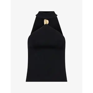 Simkhai Renlen Metal-hardware Wool Top