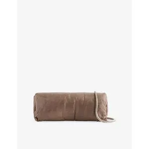 Rick Owens Soft Elongated Leather Clutch Bag - Dust