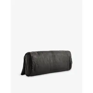 Rick Owens Soft Elongated Leather Clutch Bag