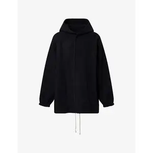 Rick Owens Tour Hooded Cashmere Jacket - Black