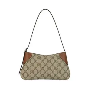 Gucci Gg Emblem Small Shoulder Bag 'ebony/sundial